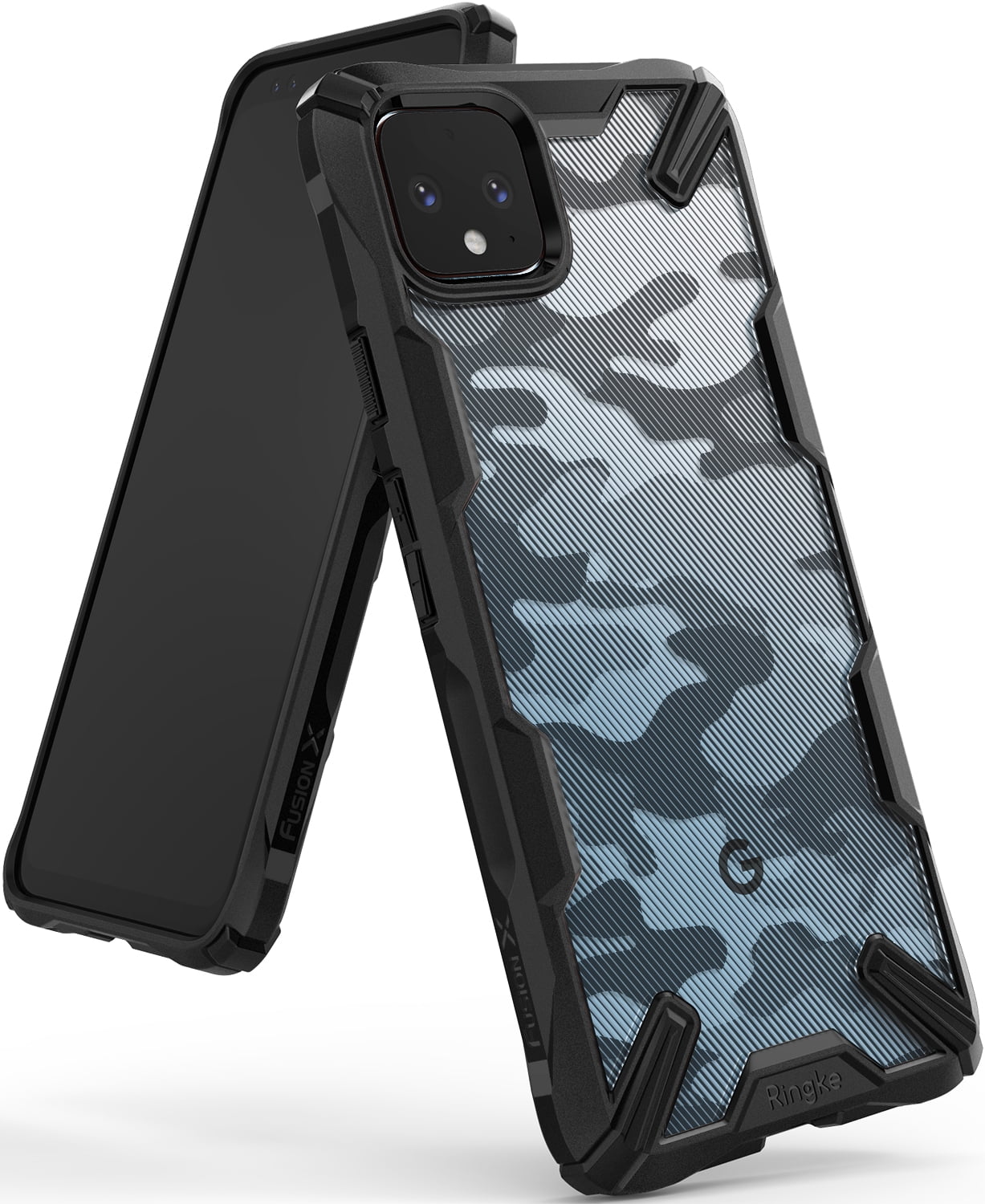 Ringke for Google Pixel 4 XL [Fusion-X] Heavy Duty Transparent Hard ...