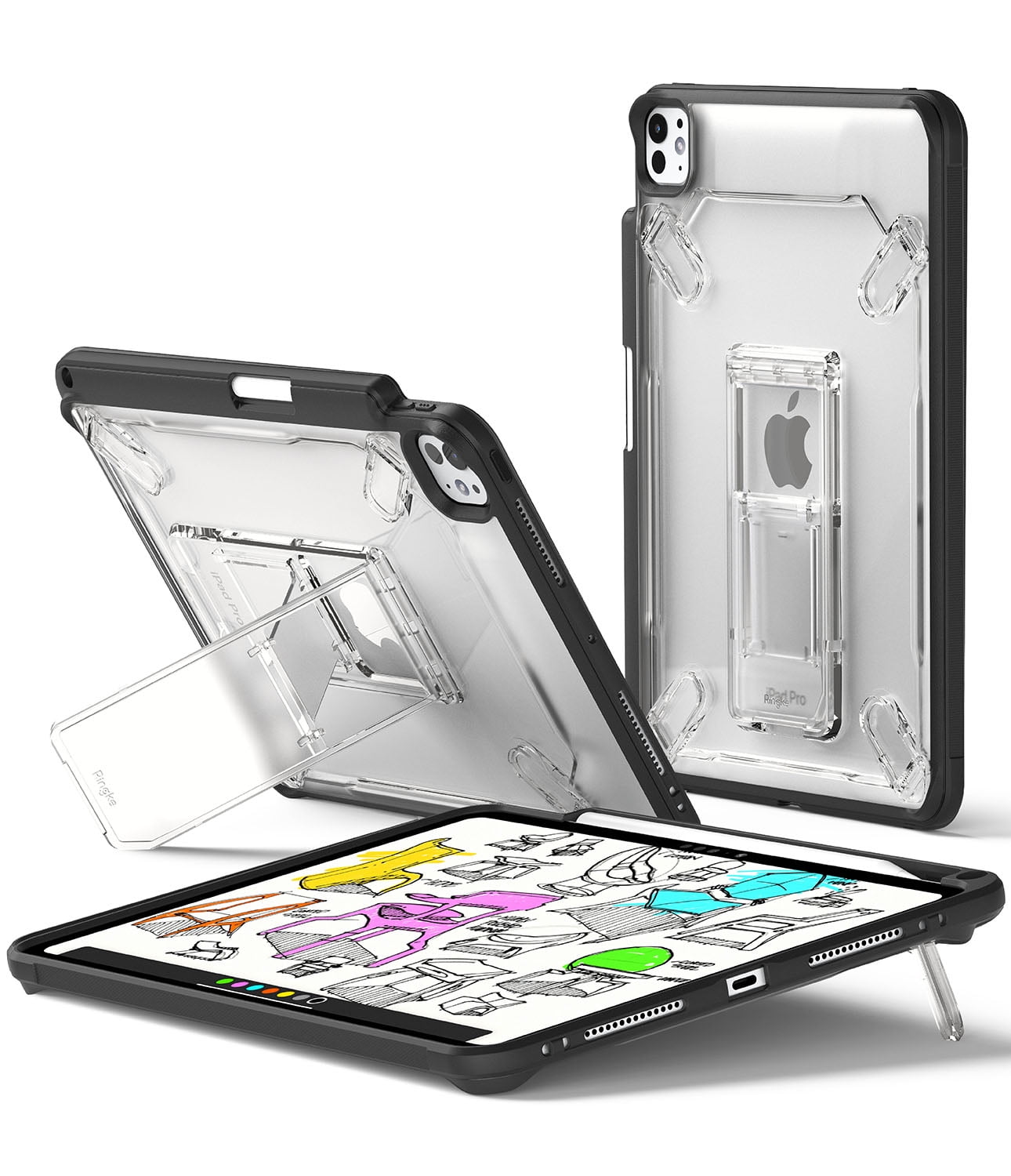 Ringke iPad Pro 11" (M4) [Fusion Sketch Stand] Anti-Yellowing TPU ...