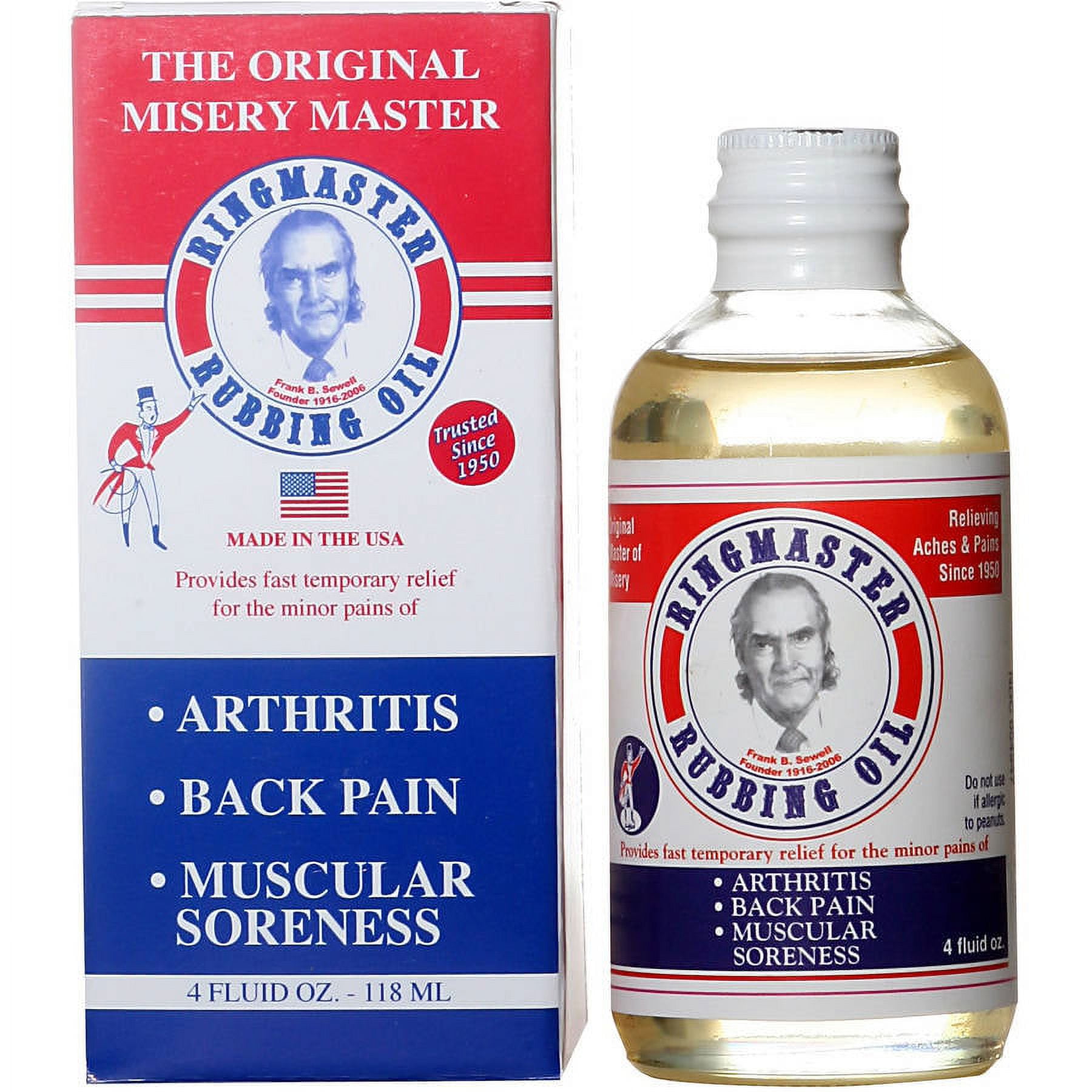 Ringmaster Rubbing Oil, 4 fl oz - Walmart.com