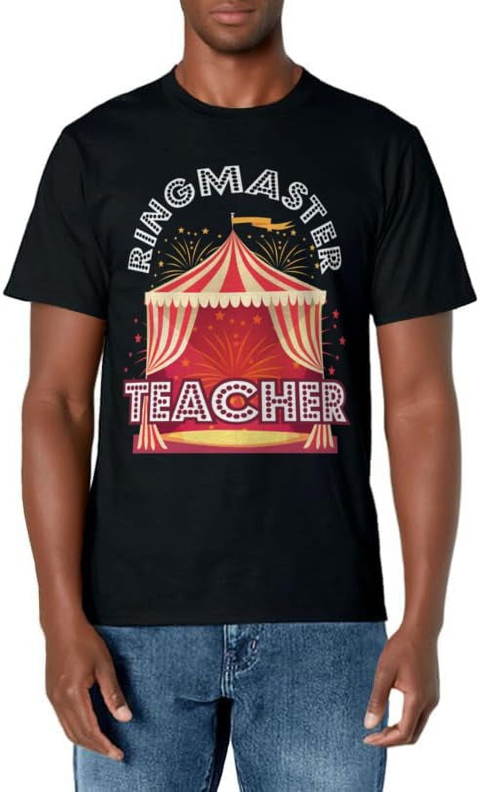Ringmaster Teacher Circus Carnival Birthday Party T-Shirt - Walmart.com