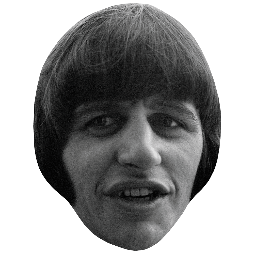 Ringo Starr (BW) Big Head. Larger than life mask. - Walmart.com