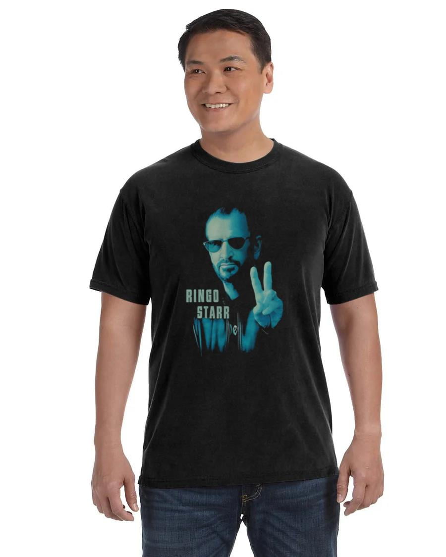Ringo Starr Peace Fingers Beatles Legend Symbol Luv Comfort Color T ...
