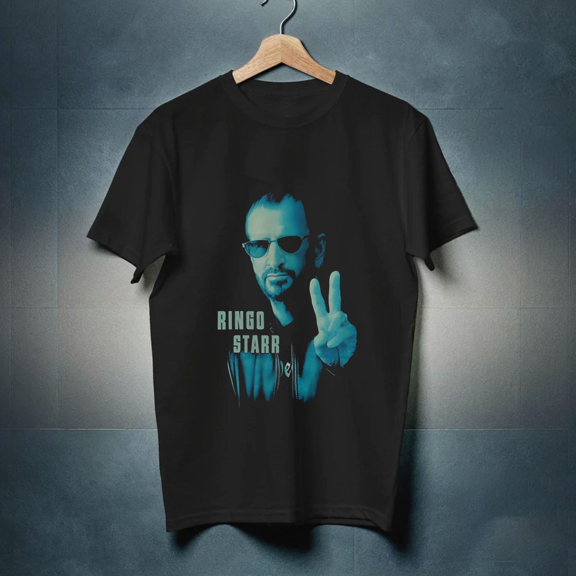 Ringo Starr Peace Fingers T Shirt - Walmart.com