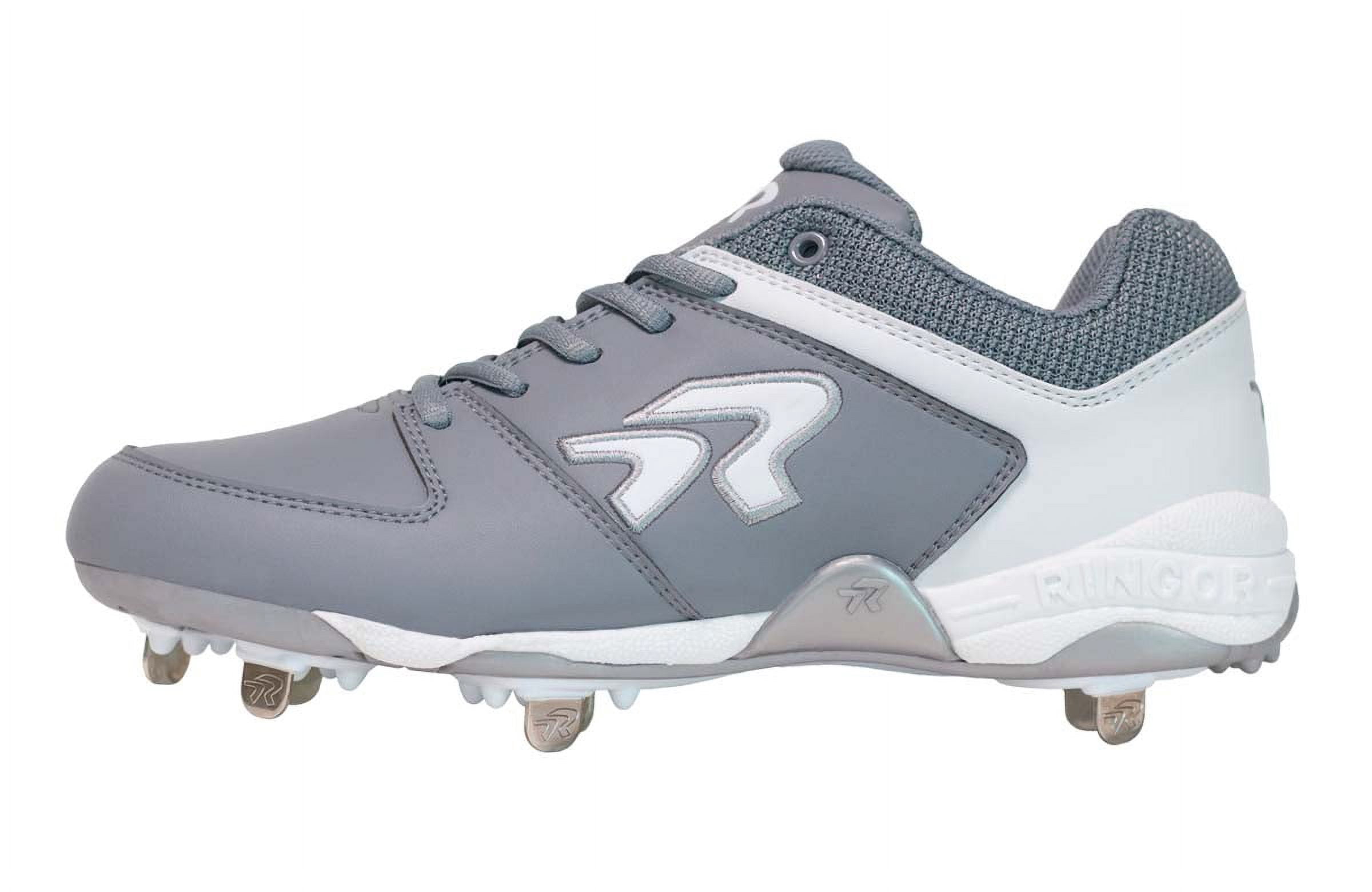 Ringor Flite Women's Softball Spikes Charcoal | White Size 10.5 ...