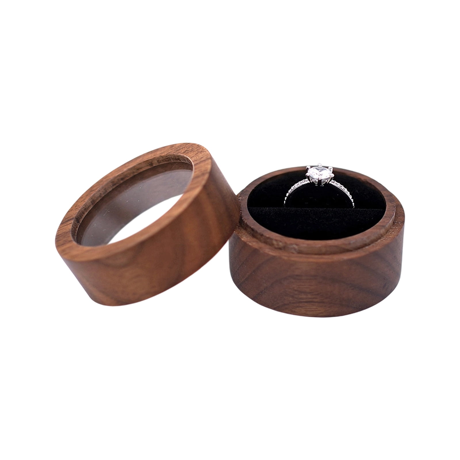 Rings Box Wedding Rings Display Case For Engagement Proposal ...