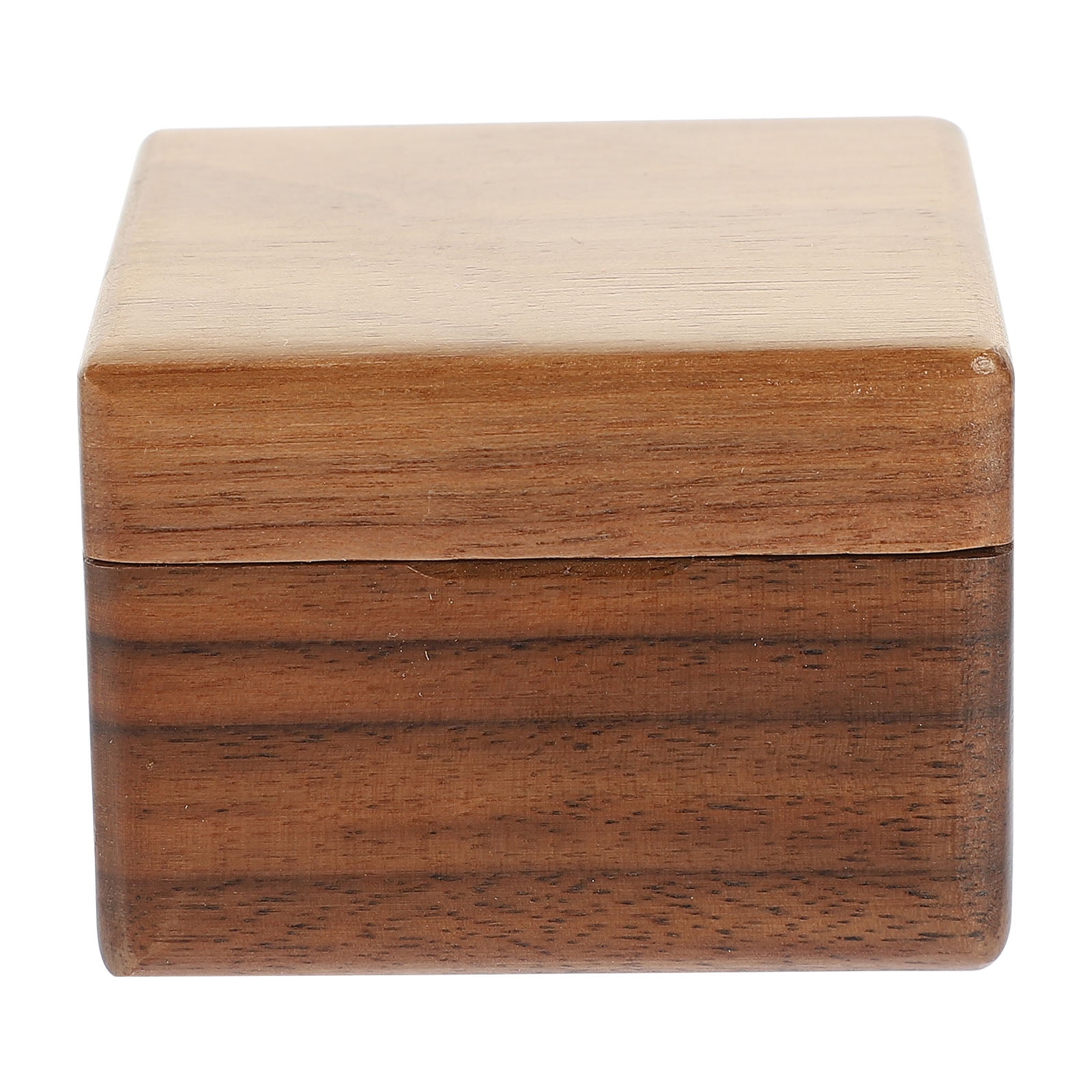 Wooden Ring Box Romantic Ring Case Wooden Jewelry Organizer Flip lid ...