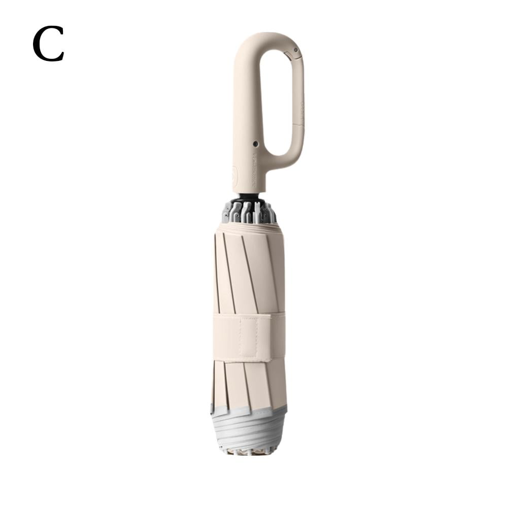 Rings Buckle Umbrella Automatic Storm Resistance Reinforce Sunscreen ...
