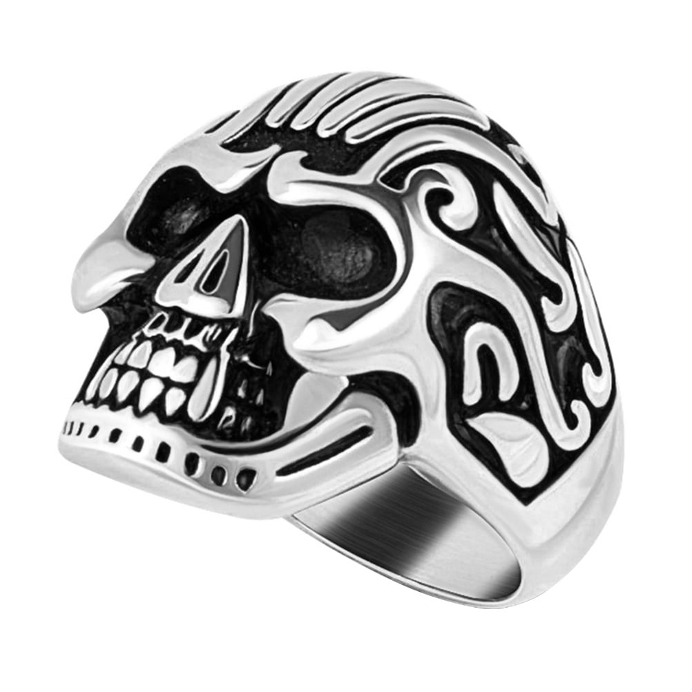 Rings Ring Finger Men Claws Snake Halloween Skull Vintage Retro Fashion ...