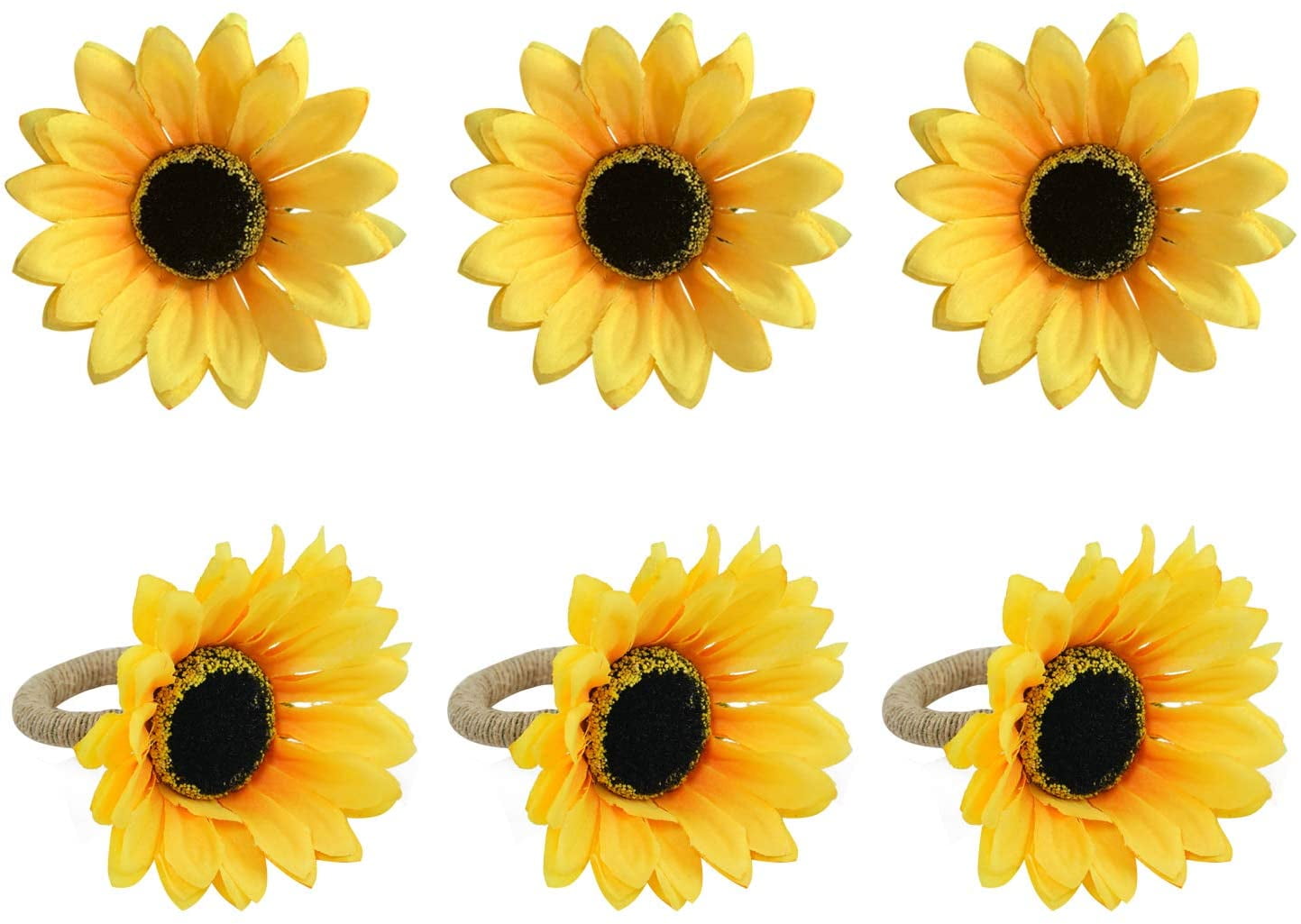 Rings Set of 6, Handmade Napkin Ring for Wedding, Dinner Party, Banquet ...