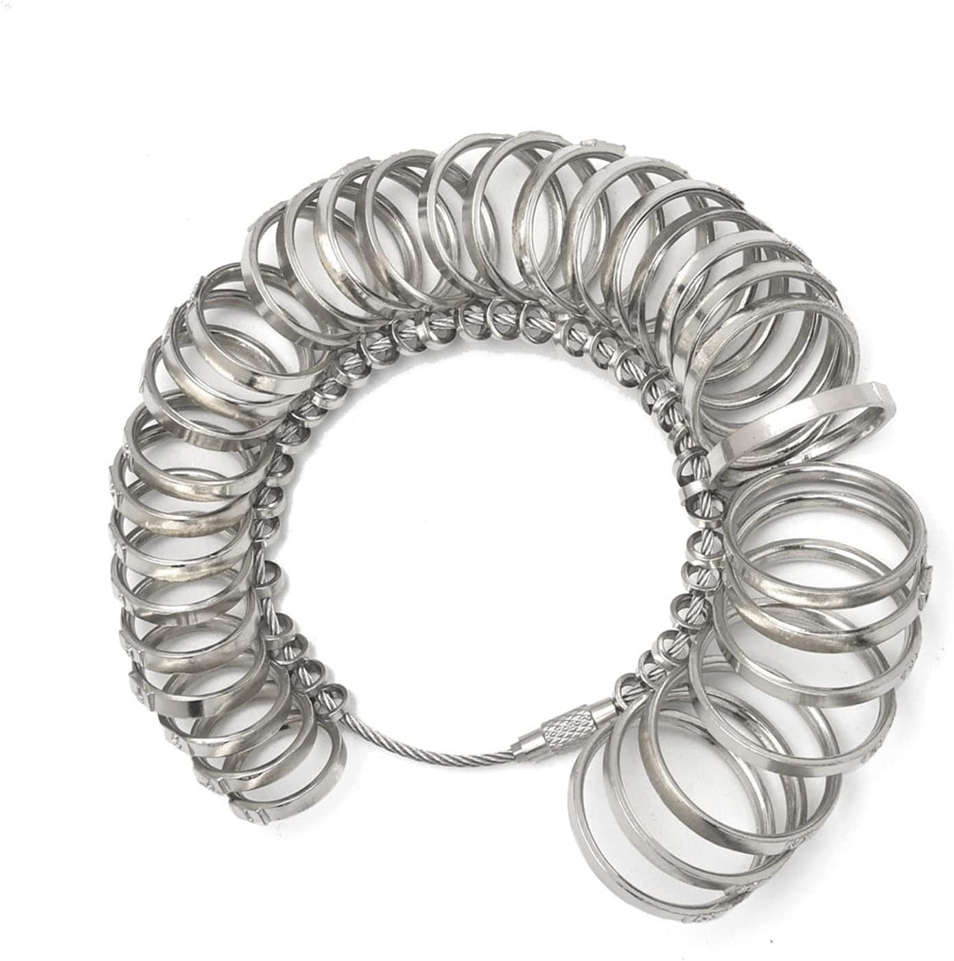 Rings Sizer Gauge Set with Jewelry Rubber Hammer Mallet Finger Size ...