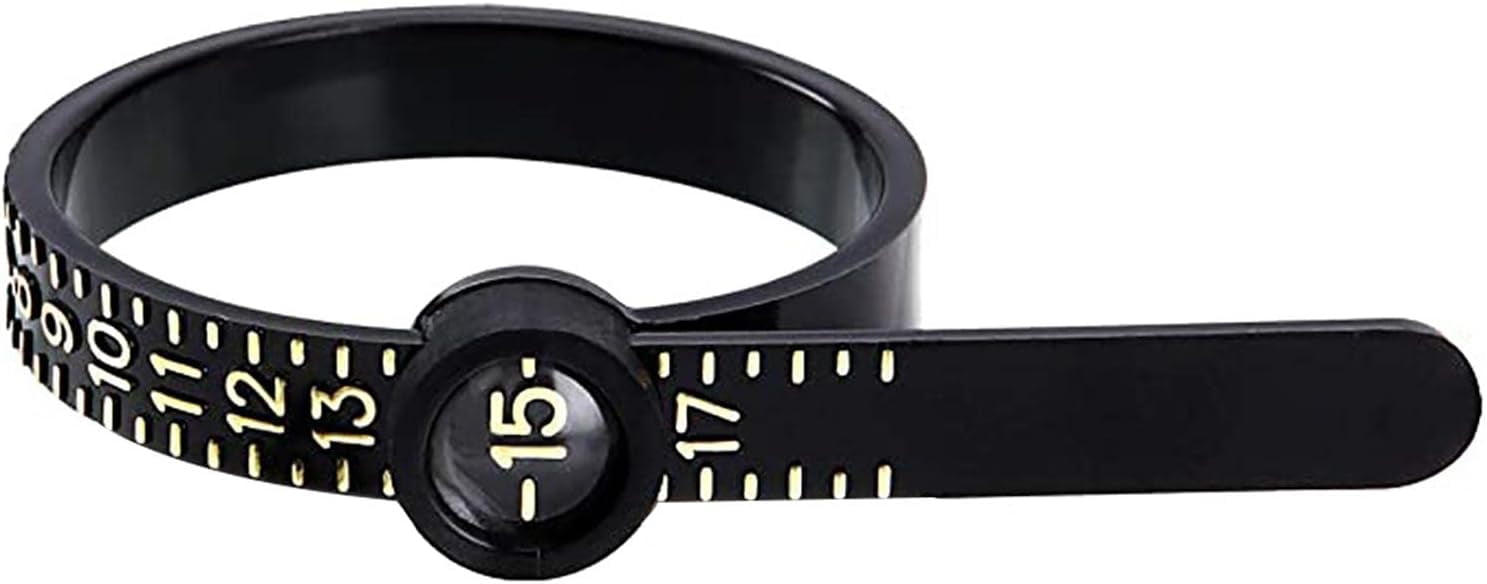 Rings Sizer with Magnifier | Rings Sizer Measuring Tool,Reusable Soft ...