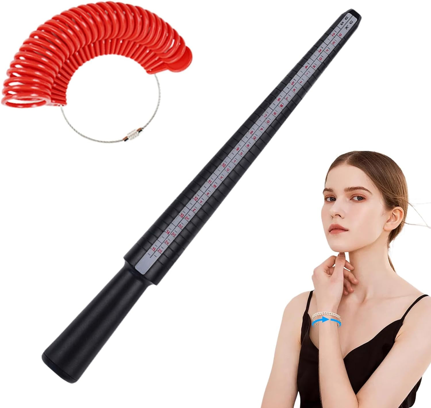 Rings Sizer Measuring Tool - Jewelry Sizers | Rings Sizer, Finger ...