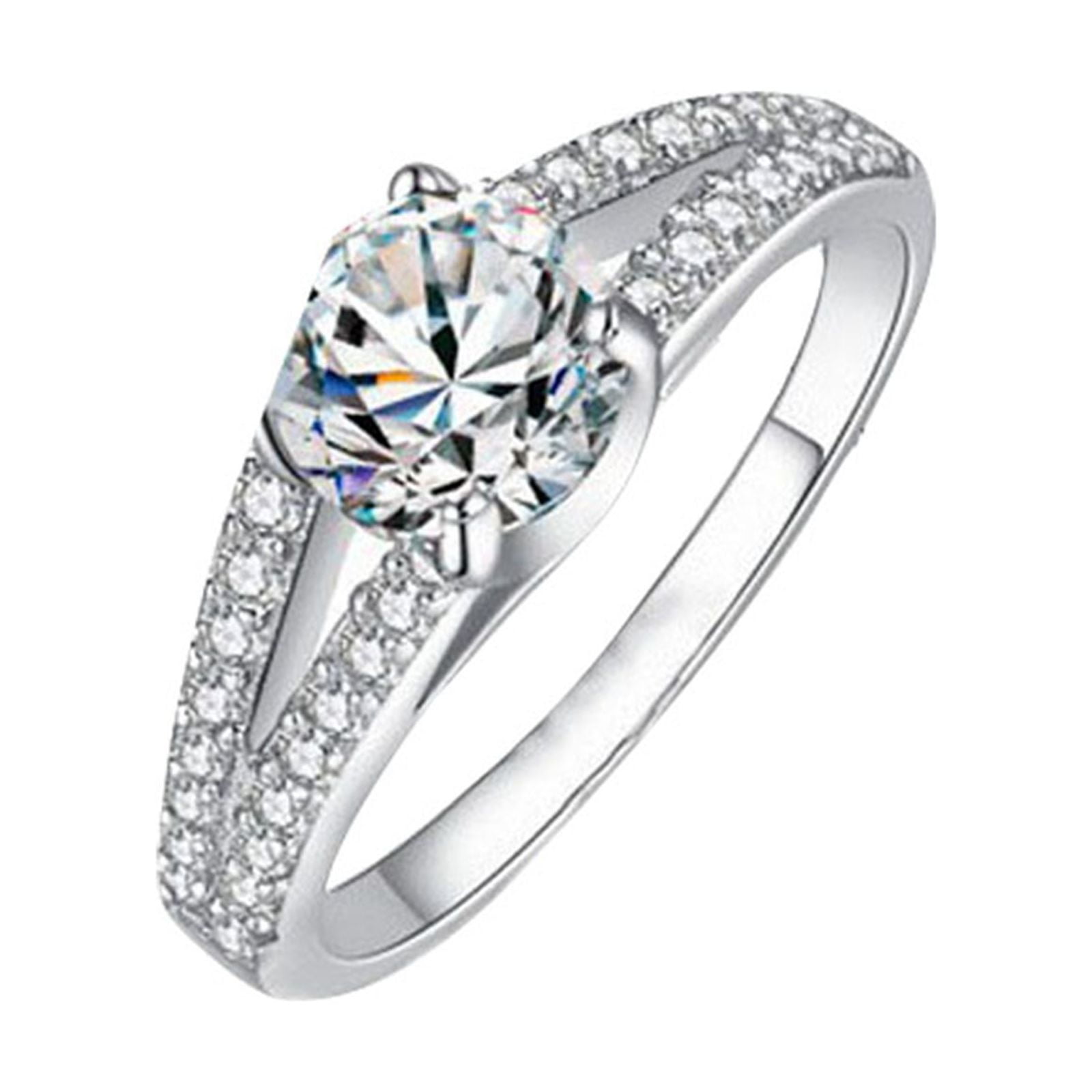 Rings Spoon Heart Matching Rings Real Flower Resin Ring Couple Rings A ...