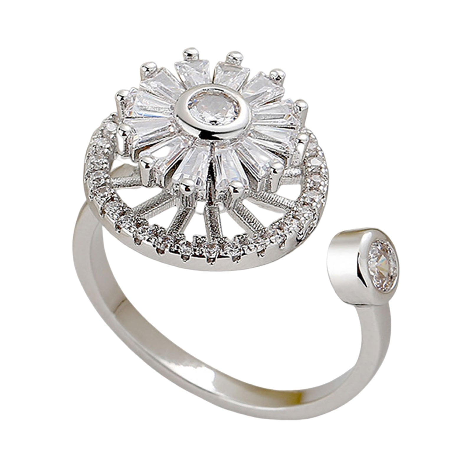 Rings for Women Latest Ring Female Style Student Micro Inset Opening ...