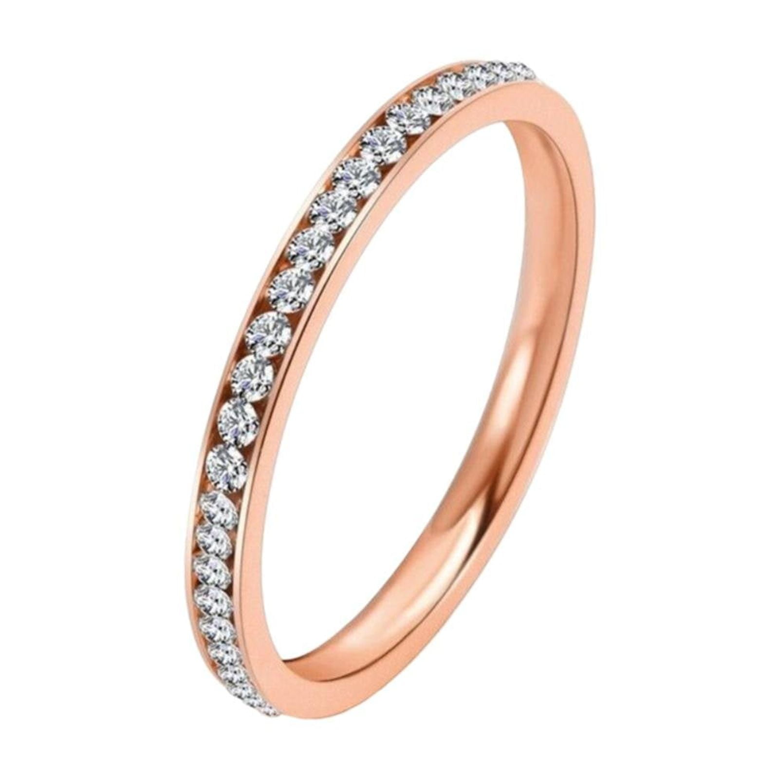 Rings for Women Titanium Steel Ring Design with A Sense of Diamond ...