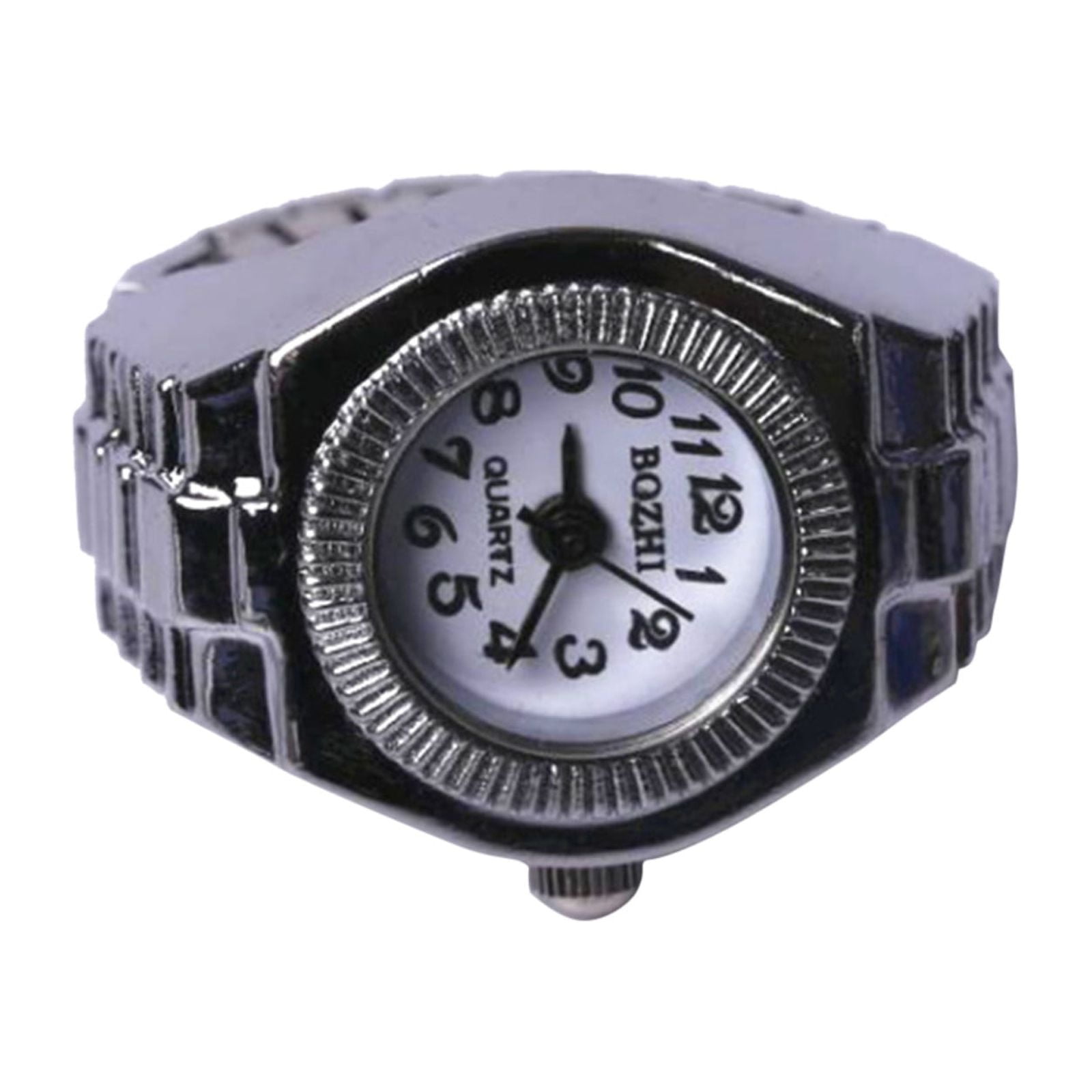 Rings for Women Vintage Ring Watch Round Fashion Roman Numerals Finger ...