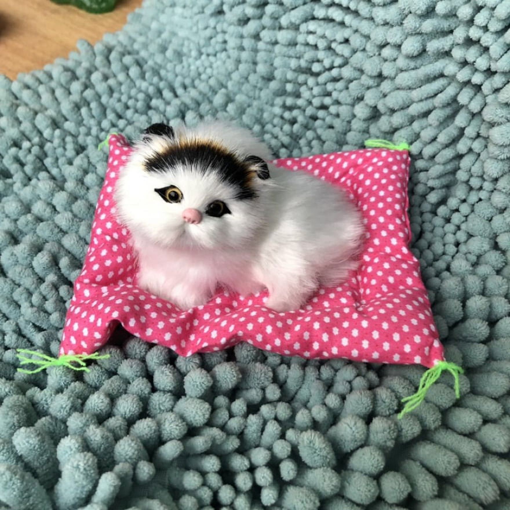 Ringshlar 1Pcs Realistic Kitten Cat Simulation Stuffed Living Animal ...