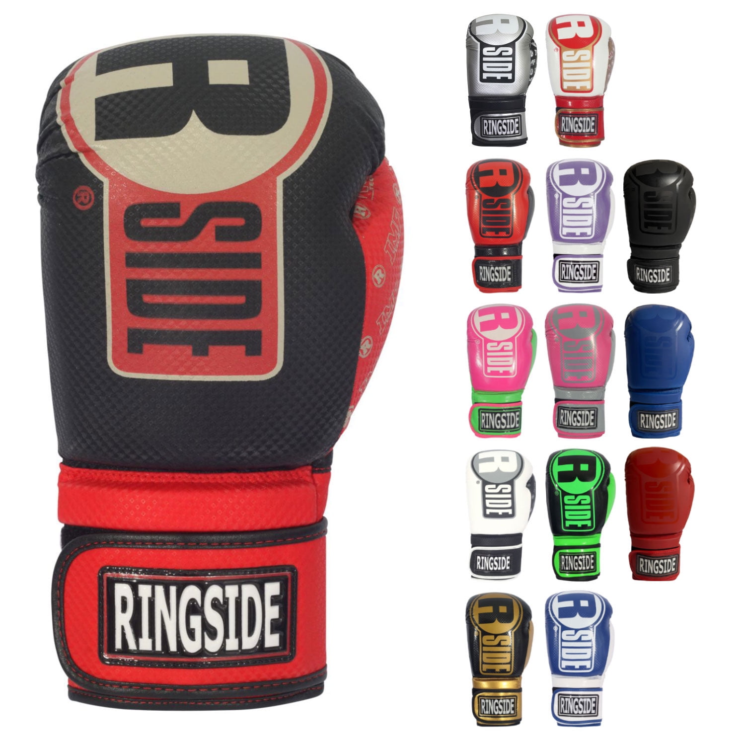 Ringside Apex IMF-Tech Boxing Bag Gloves Small/Medium Black/Red ...