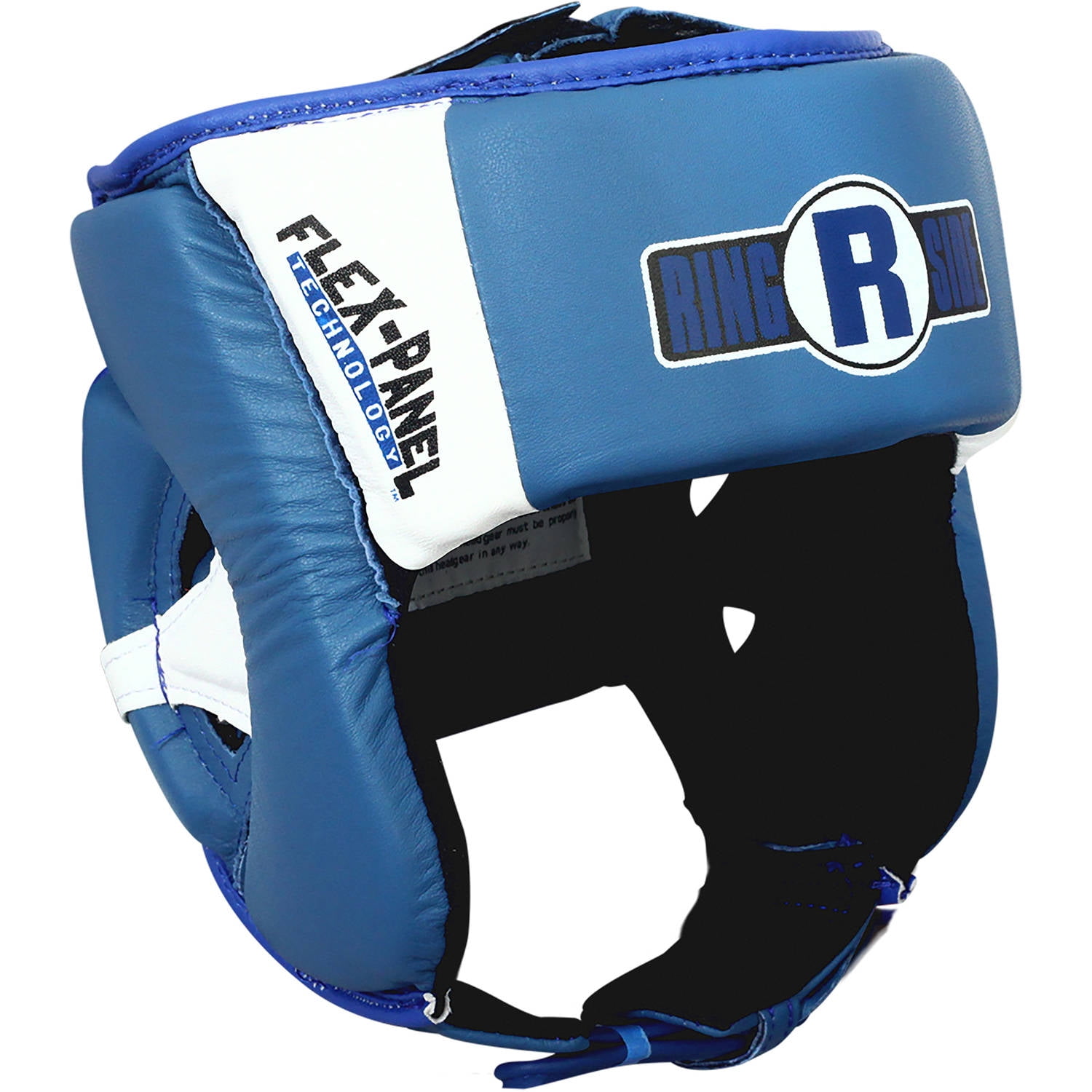 Ringside Boxing Open Face Elite Sparring Headgear - S/M - Blue/White ...
