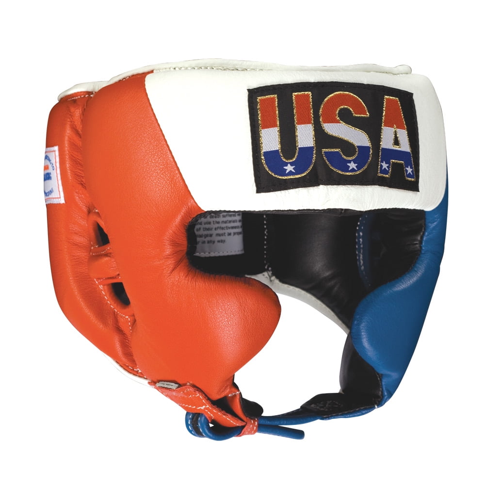 Ringside Competition Boxing Headgear, Red/White/Blue, Extra Large ...