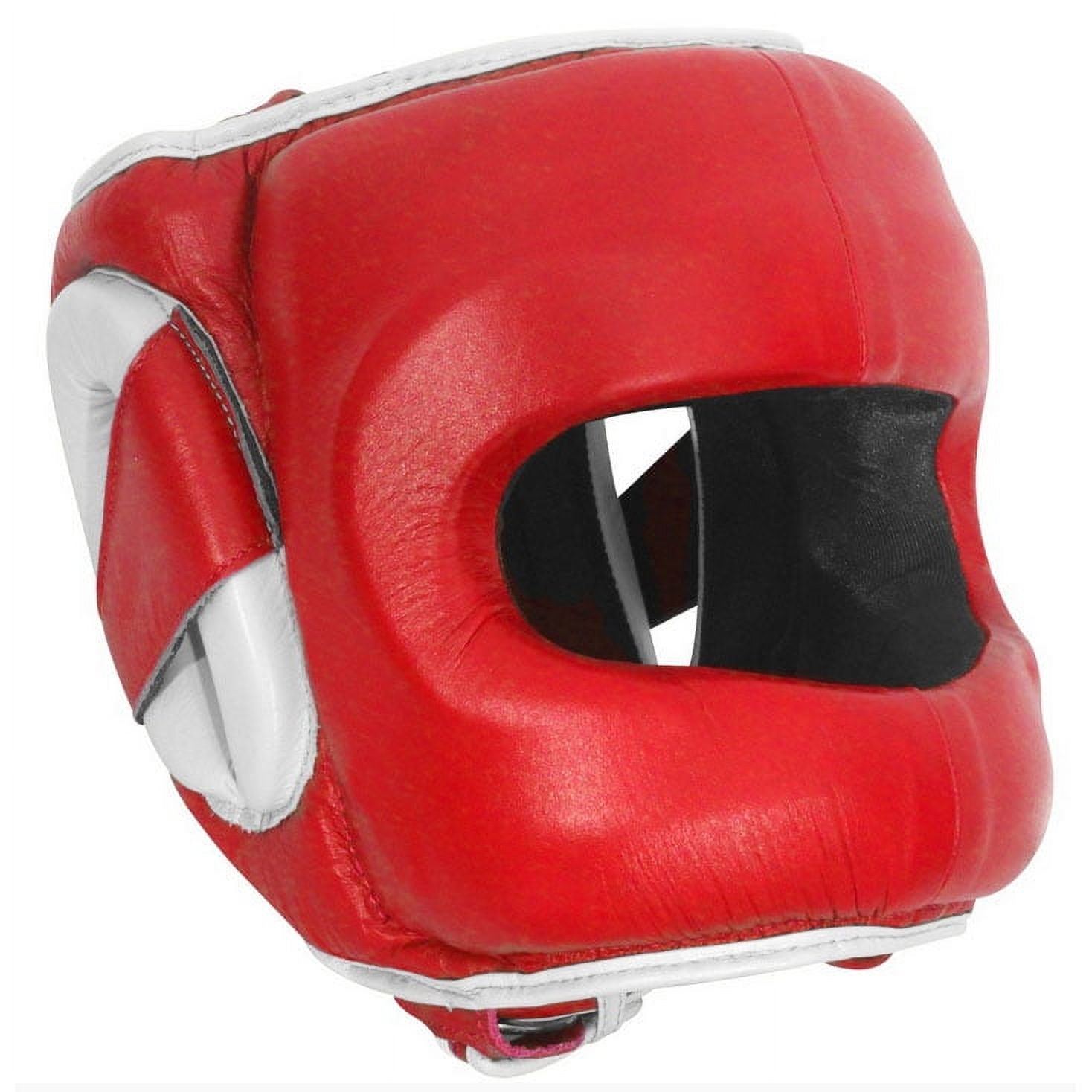 Ringside Deluxe Face Saver Boxing Headgear Small/Medium Red - Walmart.com