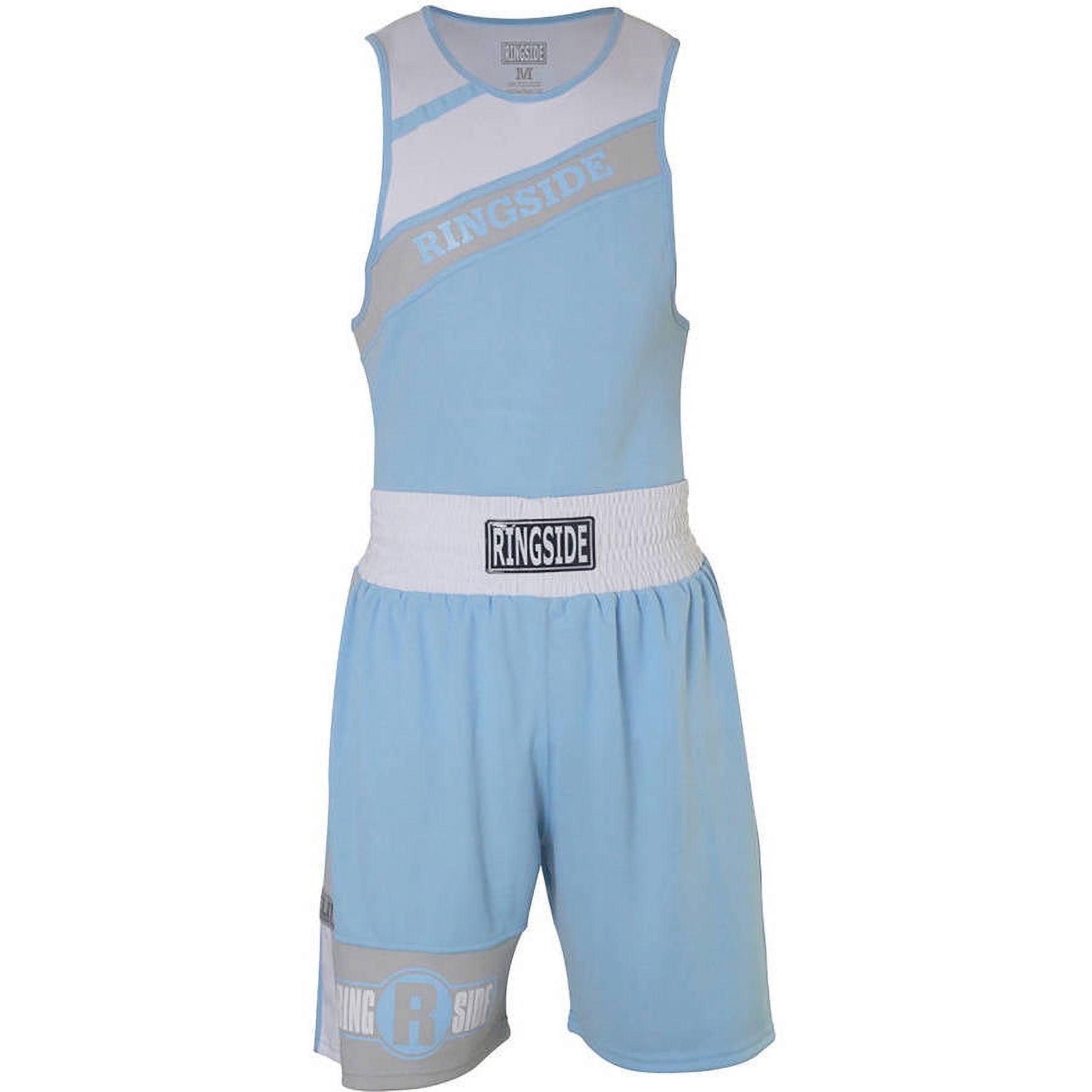 Ringside Elite Outfit #3 MEDIUM Light Blue / White - Walmart.com