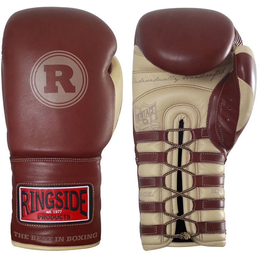 Ringside Heritage Pro Fight Gloves 10 oz Brown - Walmart.com