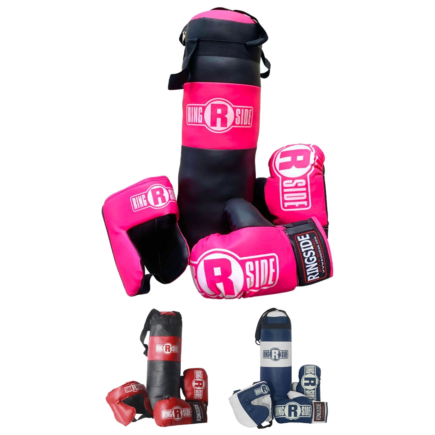 Ringside Kids Boxing Set with Mini Heavy Bag, Gloves and Headgear ...