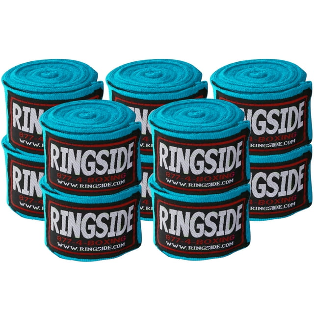 Ringside Mexican-Style Boxing Hand Wraps - 180" - 5 Pack, Electric Blue ...