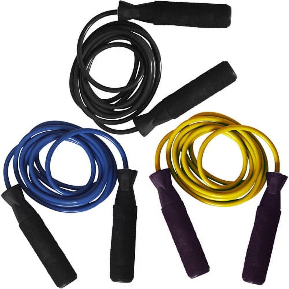Ringside Plastic Boxing Jump Rope 8 ft with Foam Handles for Speed and ...