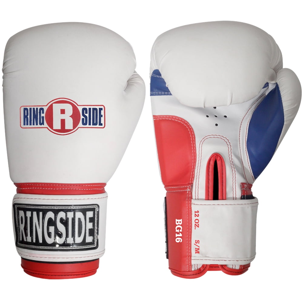 Ringside Pro Style Training Boxing Gloves, White, Large/Extra Large ...