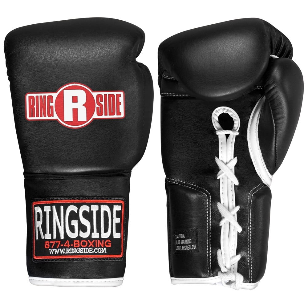 Ringside Professional Fight Gloves 10 oz Black - Foam Padding - Walmart.com