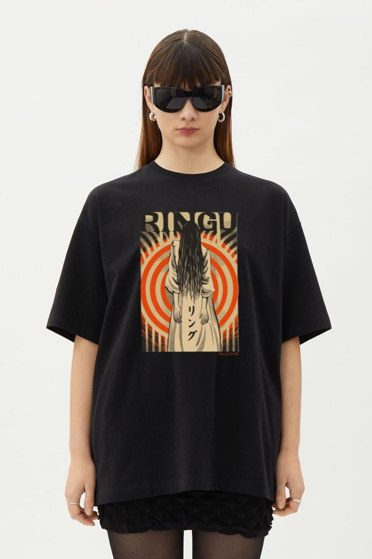 Ringu The Ring Japanese Horror Movie Vintage Sadako T-Shirt, for men ...