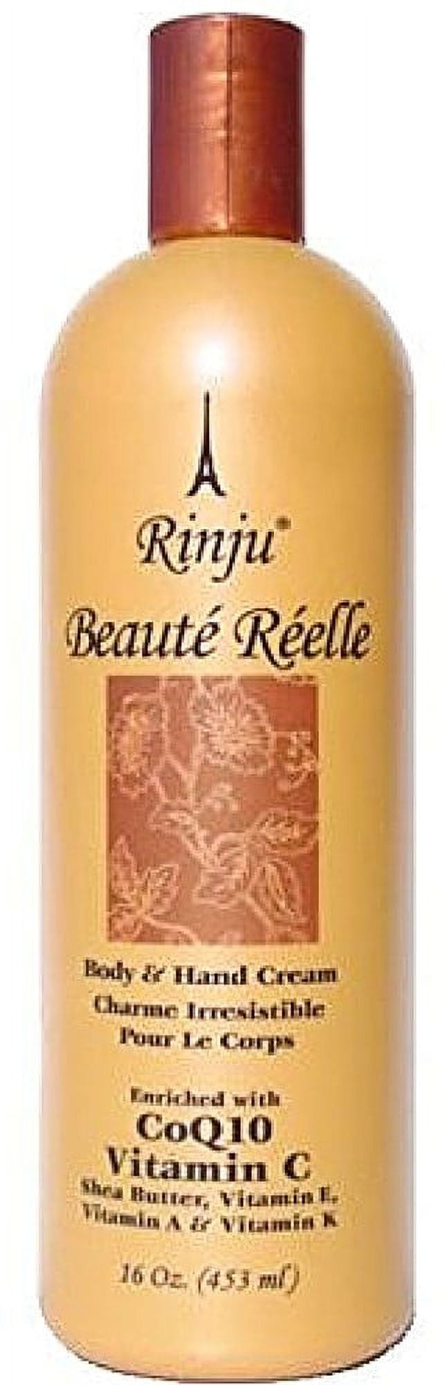 Rinju Beaute Reelle Body & Hand Lotion, 16 oz - Enriched with CoQ10 ...