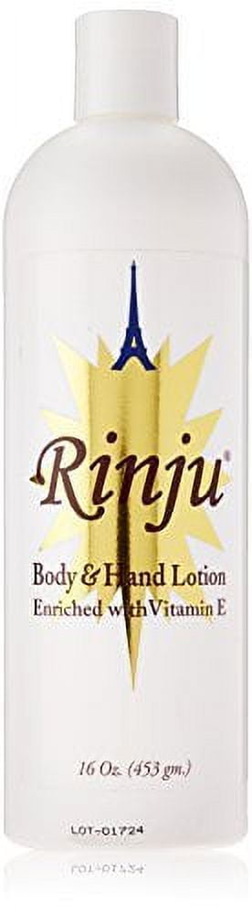 Rinju Body and Hand Lotion Enriched with Vitamin-E, 16 Ounce by Rinju ...