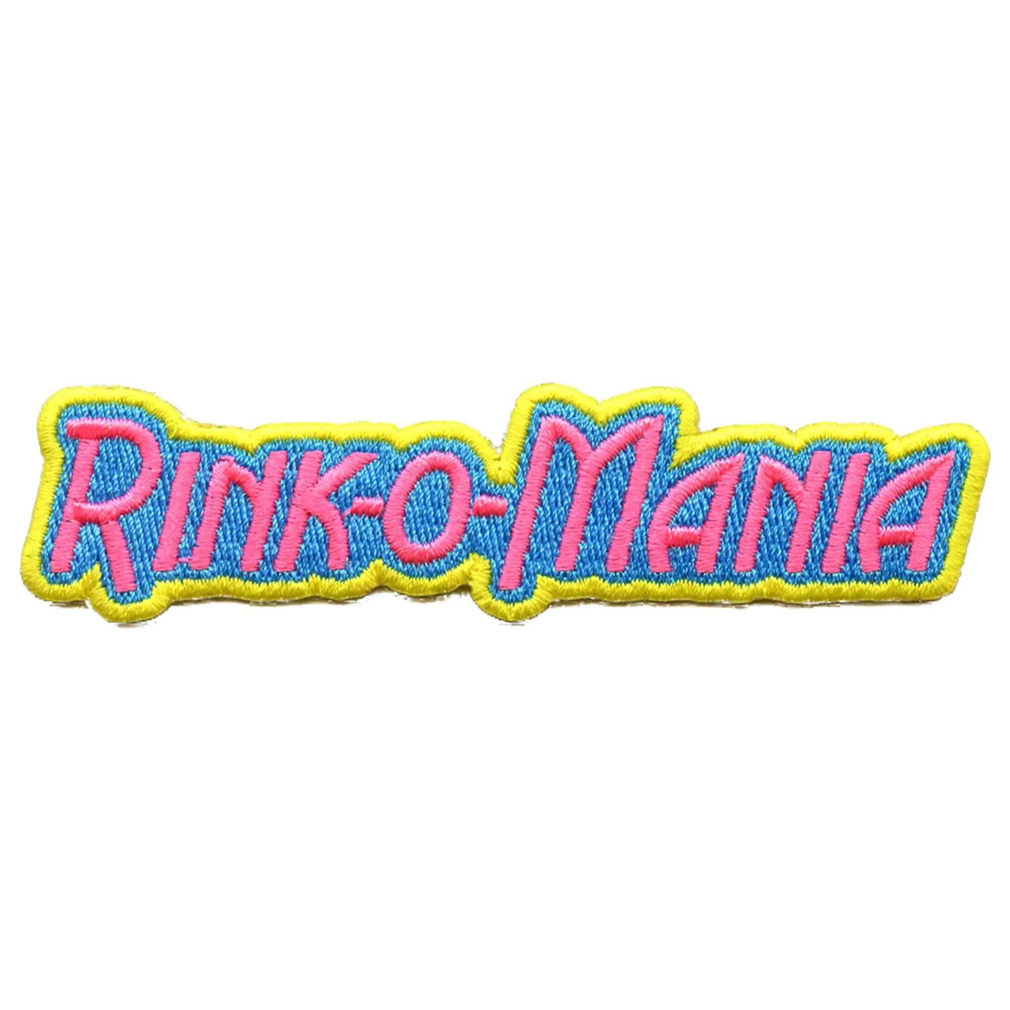 Rink O Mania Sign Patch Strange TV Horror Skate Embroidered Iron On ...