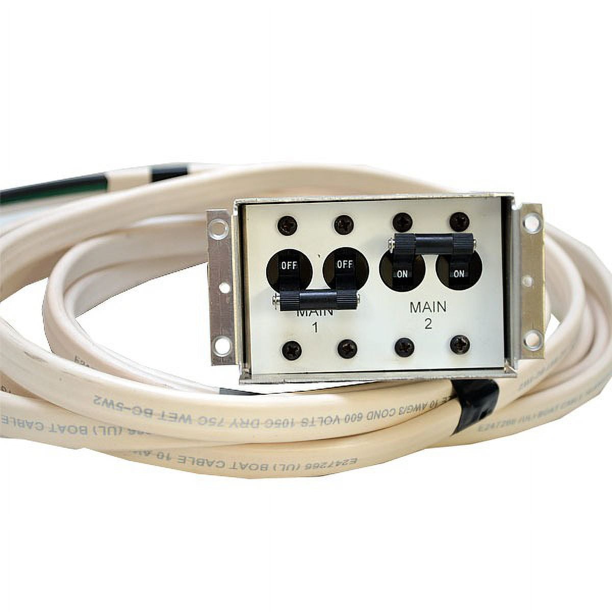 Rinker Boat Shore Power Breaker Box 222343 | Aluminum - Walmart.com