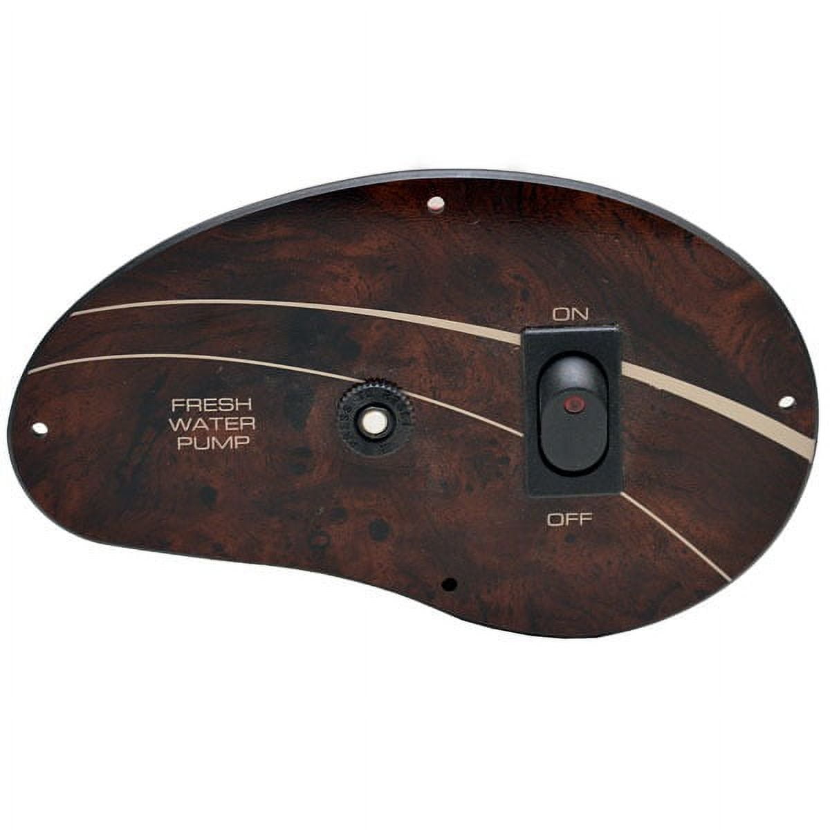 Rinker 232 Faux Woodgrain 7 3/4 x 4 1/2 Inch Plastic Boat Fresh Water ...