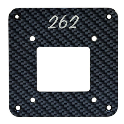 Rinker 262 Boat Blank Trim Tab Panel 45039 | Black Carbon Fiber ...