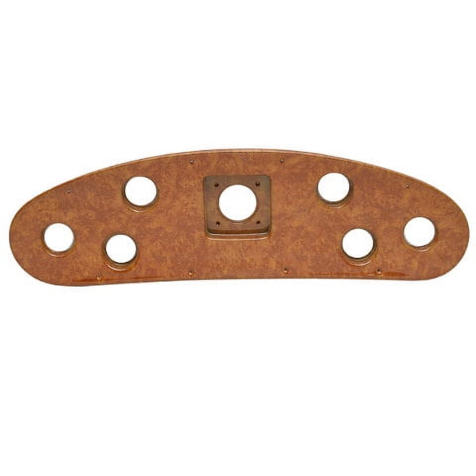 Rinker Boat Blank Gauge Panel 206608B | 342 Fiesta Vee Woodgrain ...