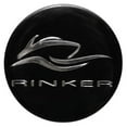 Rinker Boat Badge Decal | Logo Sticker Black 1 5/8 Inch - Walmart.com