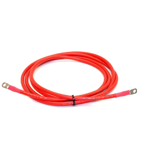Rinker Boat Battery Cable | 2 AWG 60V DC Red 12 Foot - Walmart.com