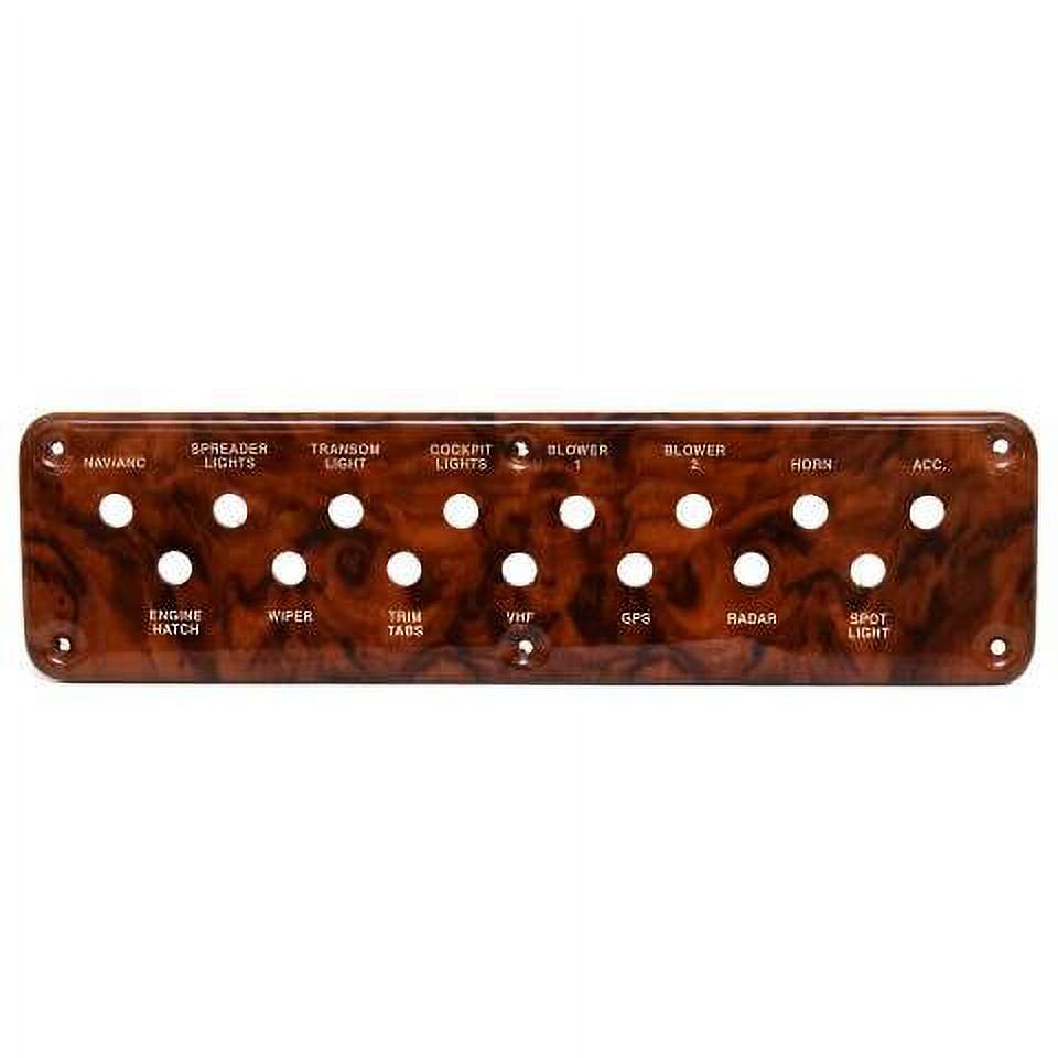 Rinker Boat Blank Breaker Panel 206513D | 342 Fiesta Vee Woodgrain ...
