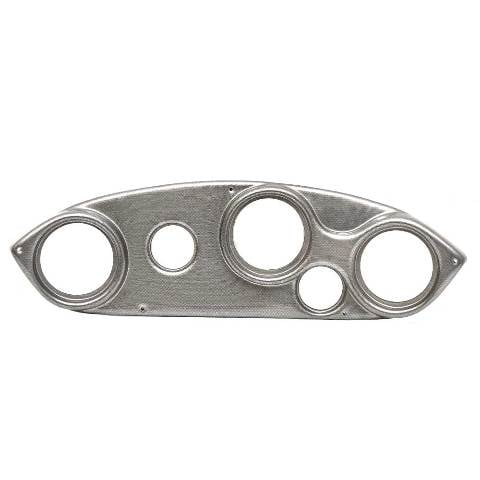 Rinker Boat Blank Gauge Panel 206694B | 240 DB Gold Silver Micro Weave ...