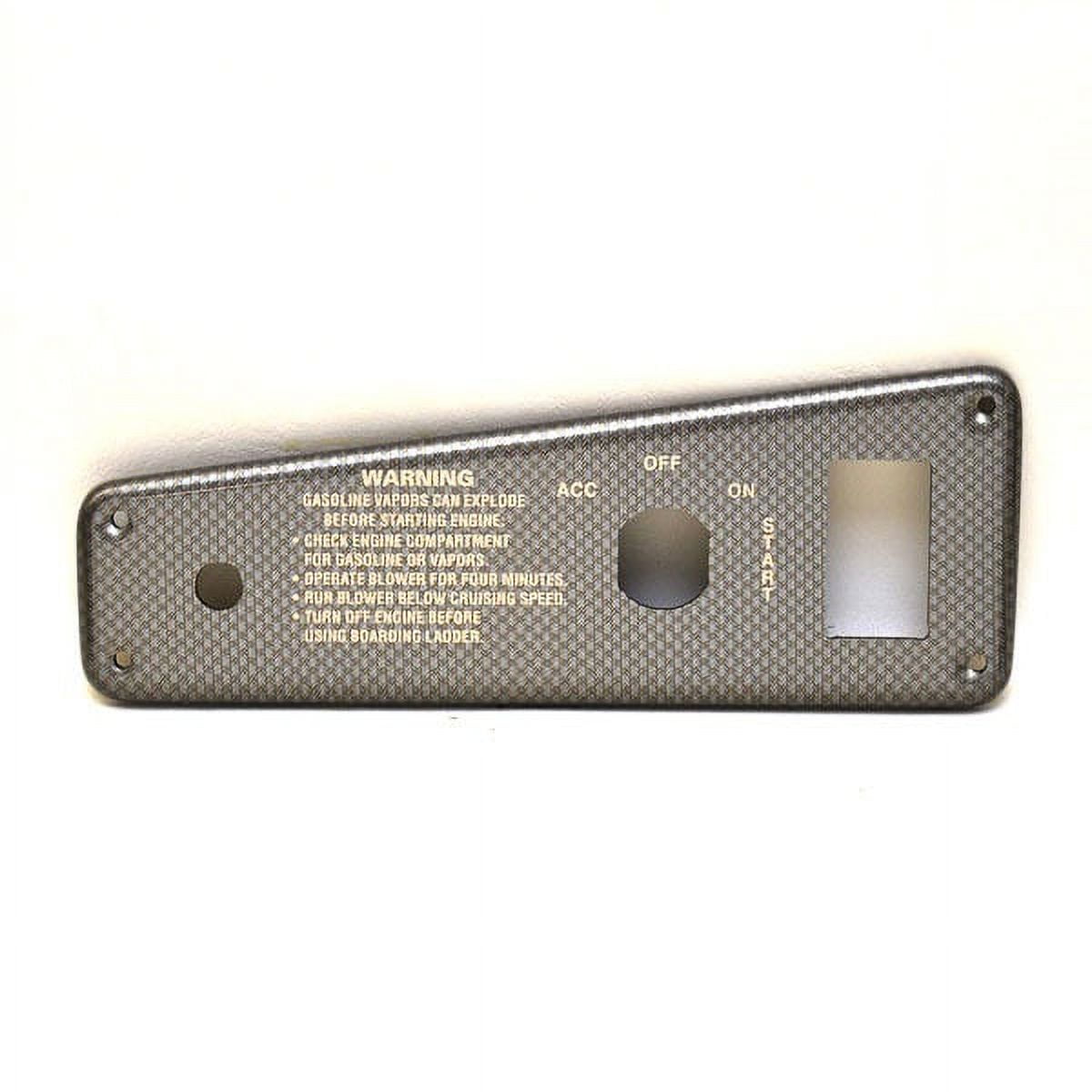 Rinker Boat Blank Ignition Panel | 230 Gray Gold Plastic - Walmart.com