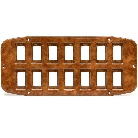 Rinker Boat Blank Rocker Switch Panel 206641C | Woodgrain - Walmart.com