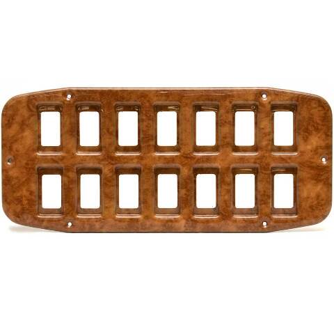 Rinker Boat Blank Rocker Switch Panel 206641C | Woodgrain - Walmart.com