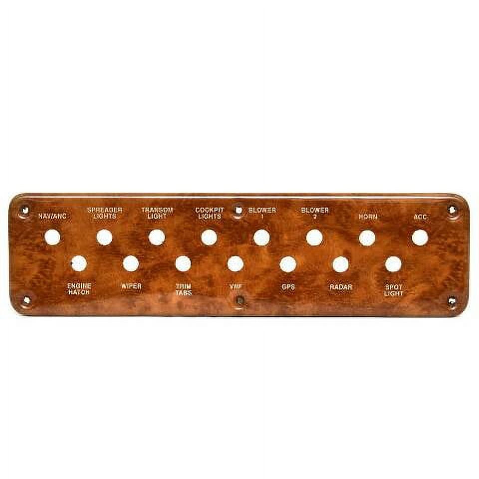 Rinker Boat Breaker Panel Blank 206608A | 342D Faux Woodgrain Plastic ...