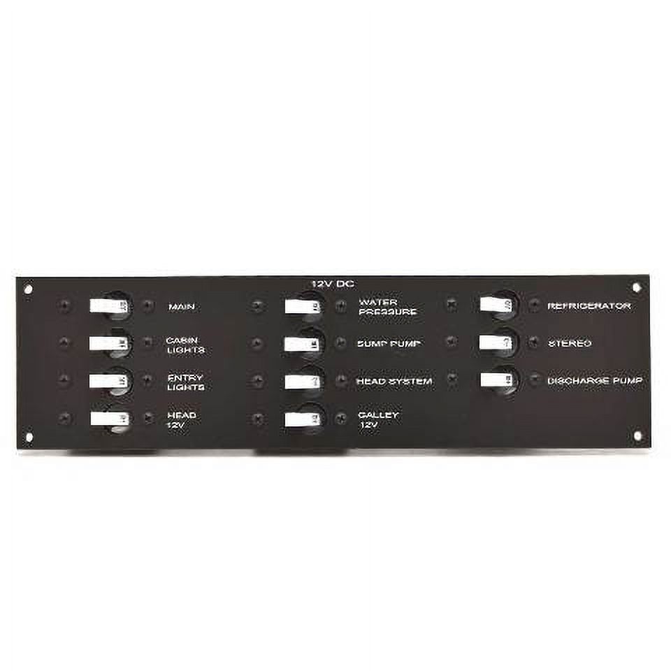 Rinker Boat Breaker Switch Panel 5766580 | Cabin Toggle 12VDC Black ...