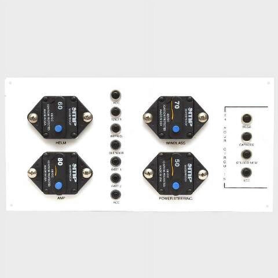Rinker Boat Circuit Breaker Panel 2230402 | w/ Helm Windlass 24 Hour ...